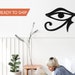 Eye of Ra Wall Art Metal Wall Art Horus Eye Wall Decor - Etsy