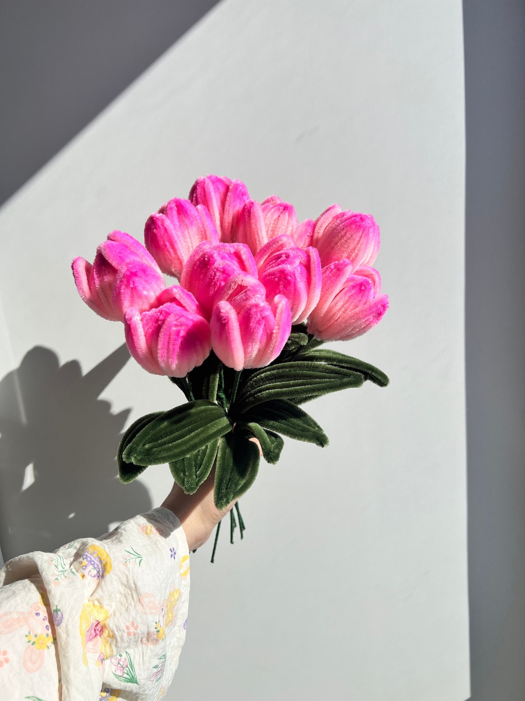 Handmade Tulips Mother's Day Gift Artificial Tulips Tulips Lover Flower ...