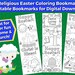 4 Printable Coloring Bookmarks for Kids INSTANT DOWNLOAD Color Your Own ...