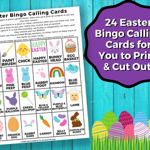 Printable Easter Bingo Games- Instant Digital File Download | Printable ...