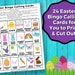 Printable Easter Bingo Games Instant Digital File Download Printable ...