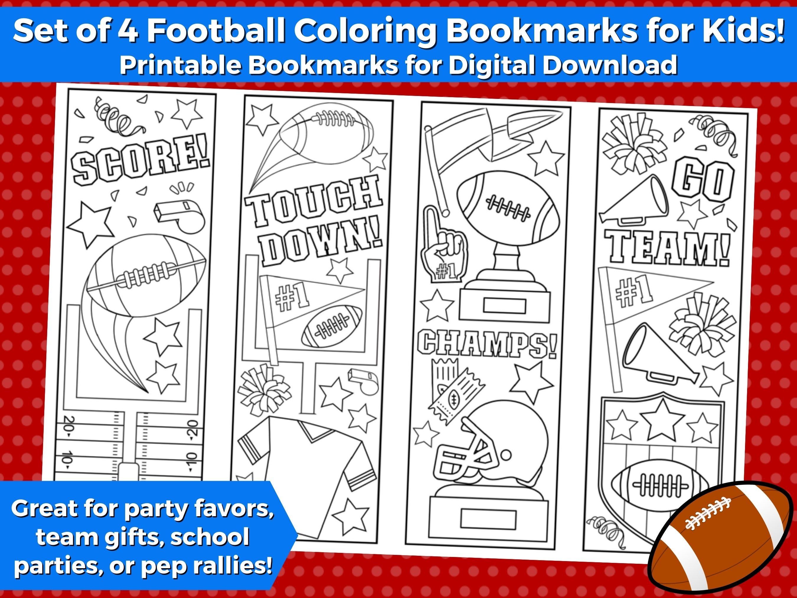 4 Basketball Themed Printable Coloring Bookmarks for Kids INSTANT ...