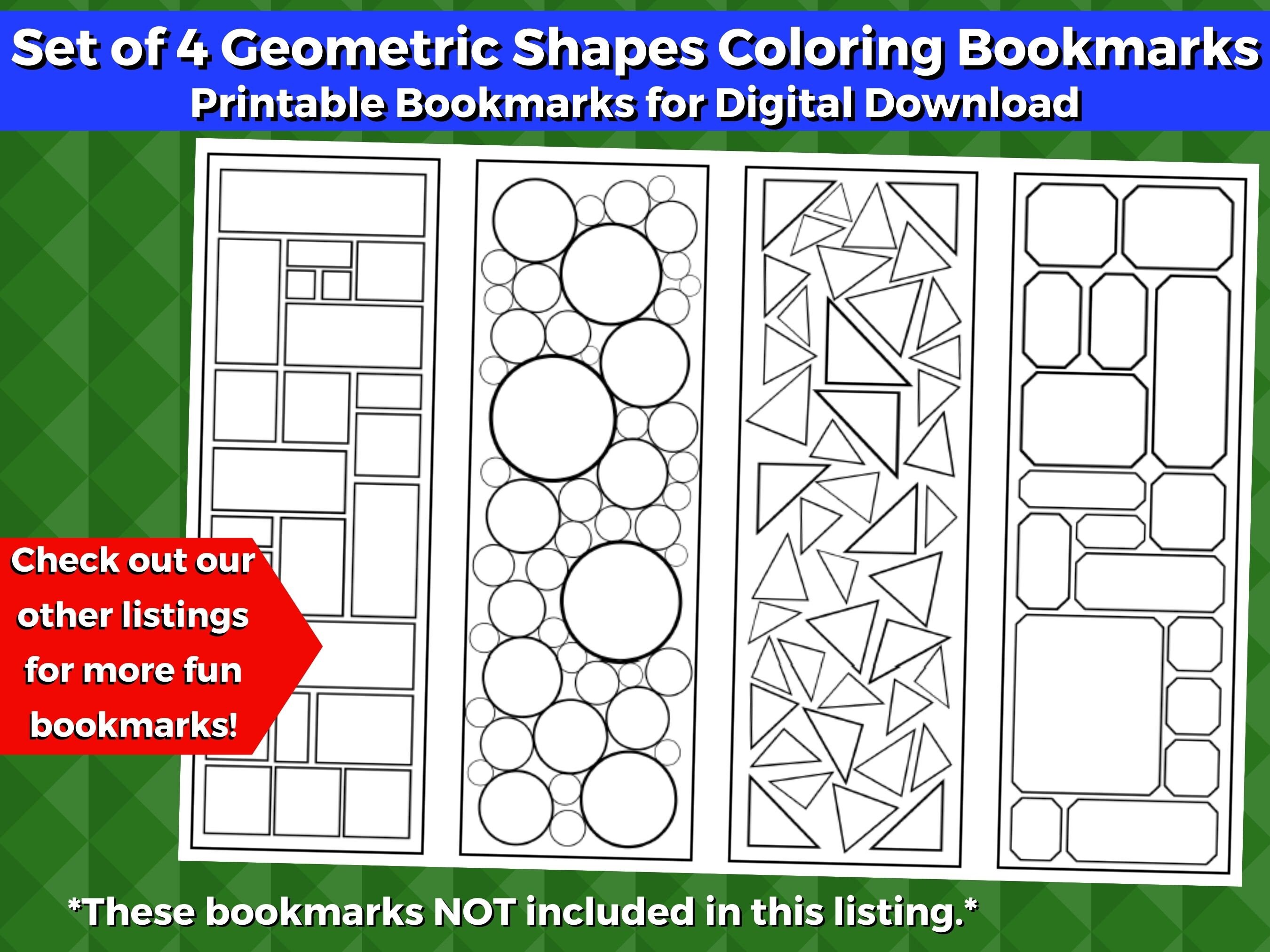 4 Football Themed Printable Coloring Bookmarks for Kids- INSTANT ...