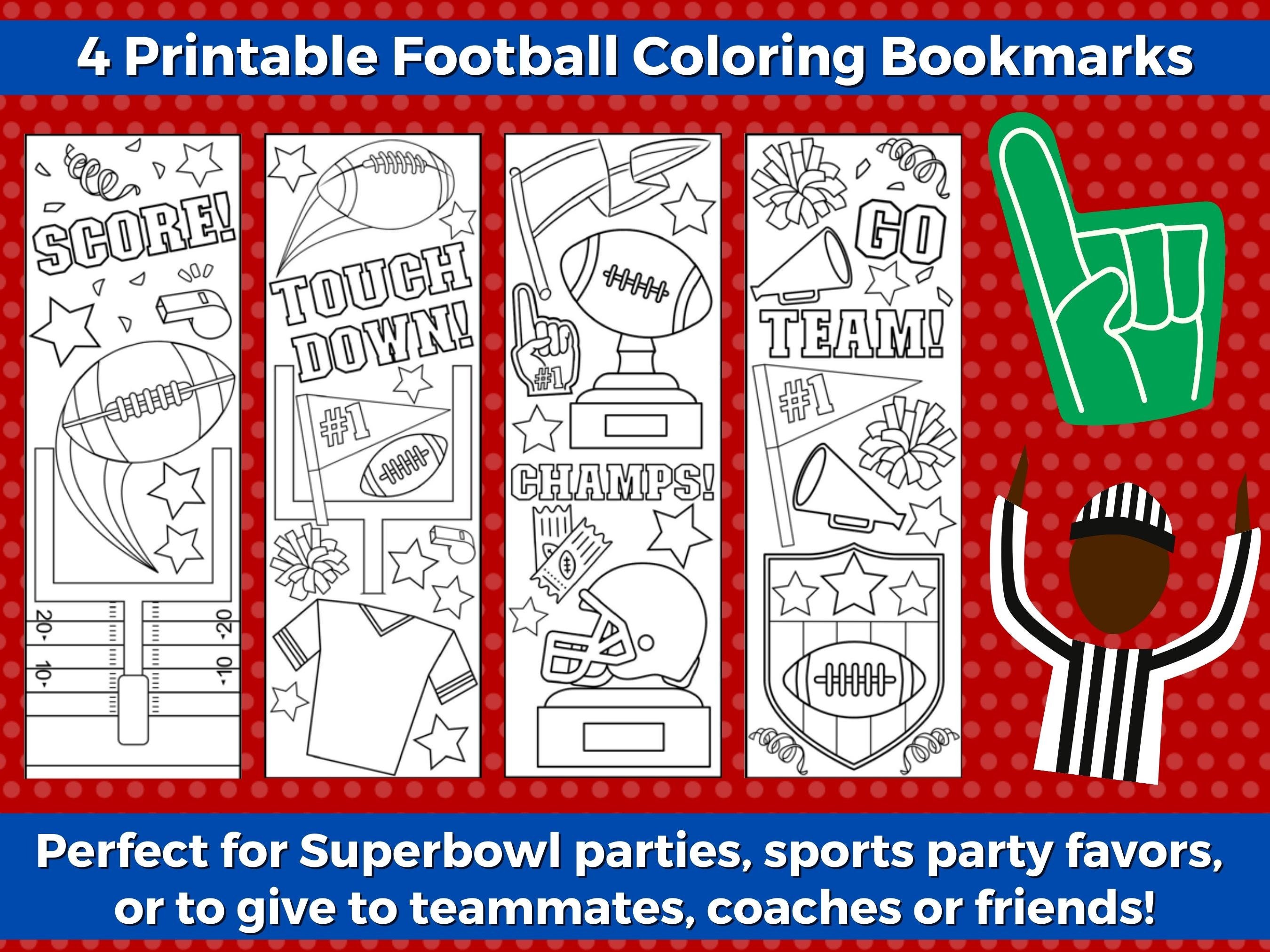 16 Sports Bookmarks Bundle-football, Baseball, Basketball & Soccer ...