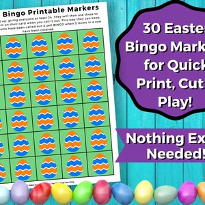 Printable Easter Bingo Games- Instant Digital File Download | Printable ...