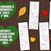 4 Woodland Animal Printable Coloring Bookmarks for Kids- INSTANT ...
