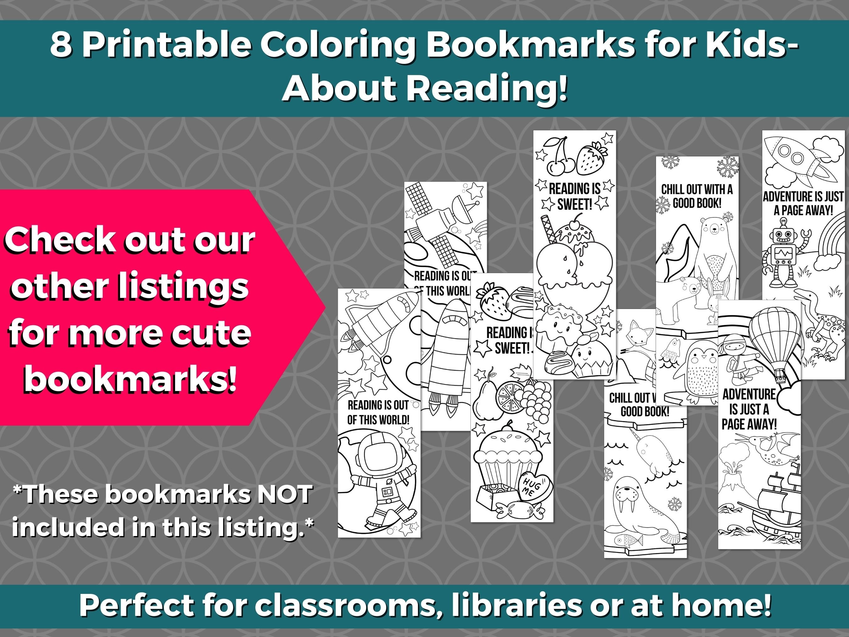 4th of July Printable Coloring Bookmarks for Kids-instant Downloadcolor ...