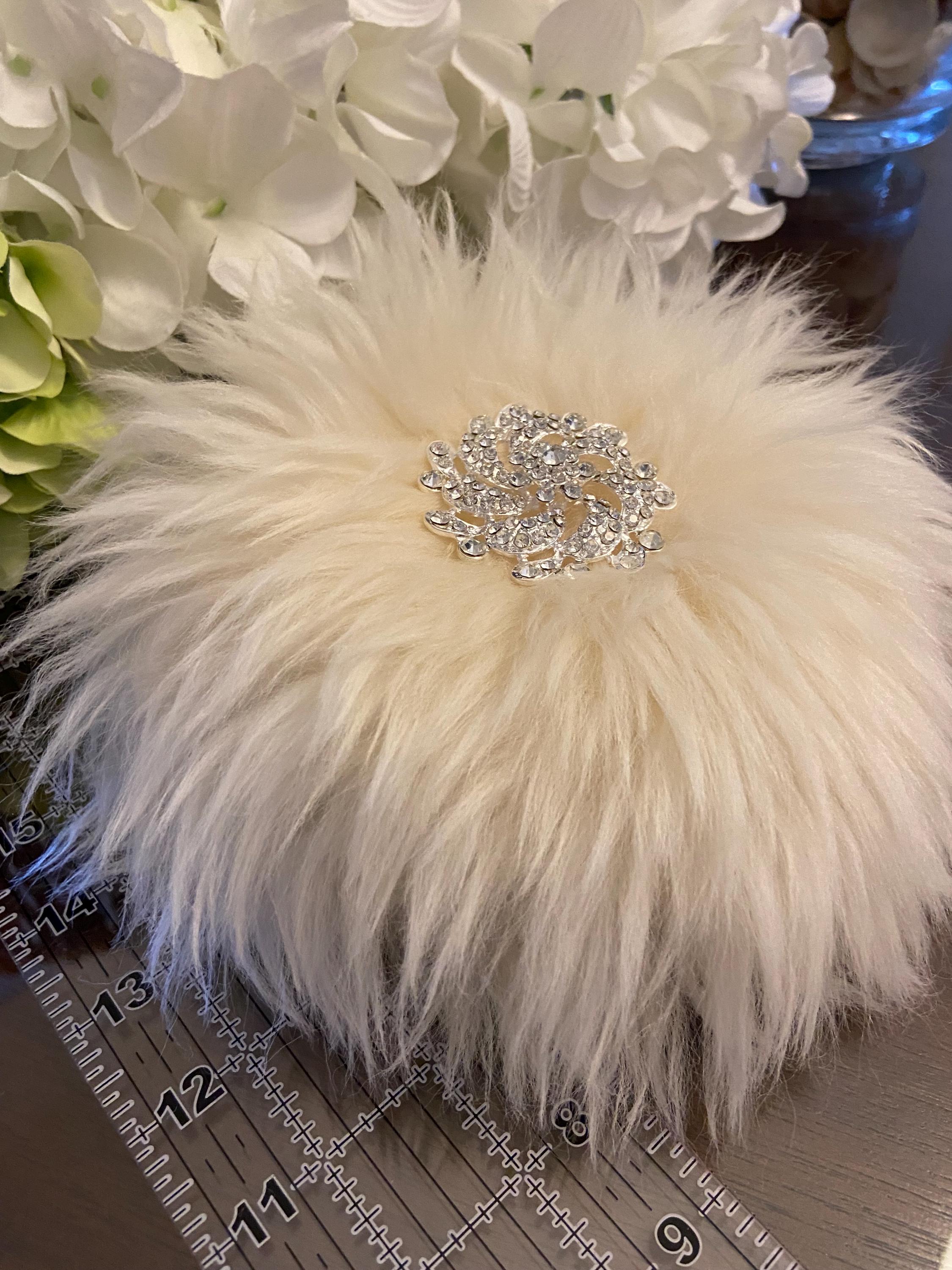 Body Powder Puff… Luxurious…vintage Style..handcrafted With Natural ...