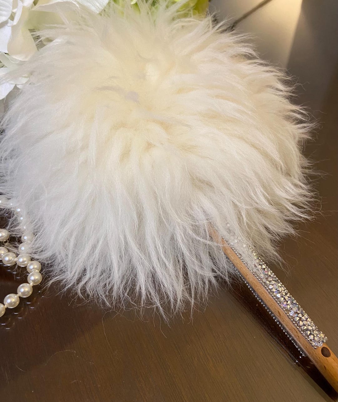 New!!! Body Powder Puff… Luxurious…vintage Style..handcrafted With 100% ...