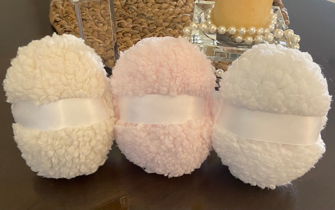 New the Pearl Collectionhandmade Powder Puffs...pick a Color... Powder ...