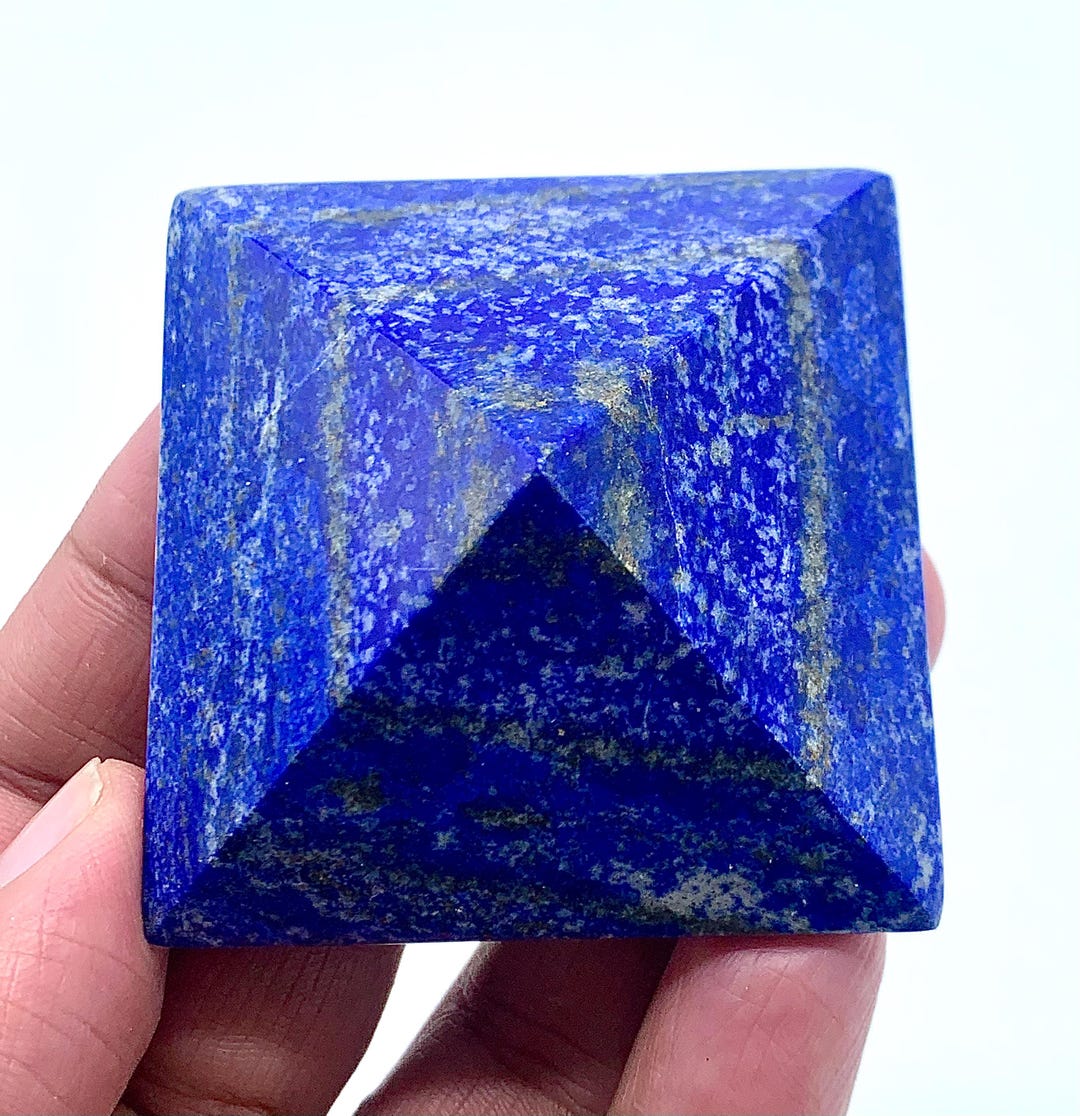 98 Gram Beautiful Lapis Lazuli Pyramid -cute Crystal Pyramid -lapis ...