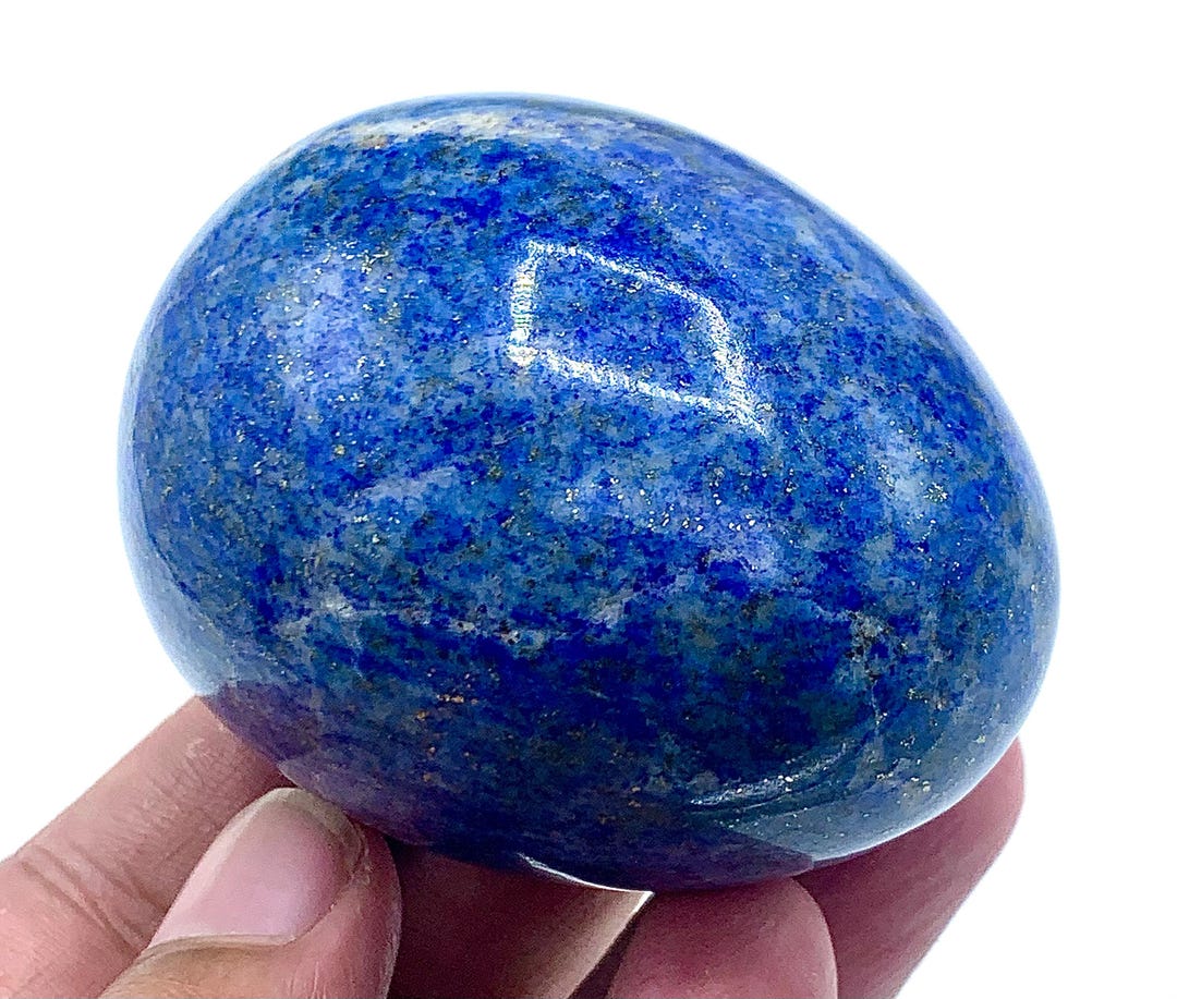 294 Gram Beautiful Lapis Lazuli Egg-cute Crystal Egg-lapis Lazuli Egg ...