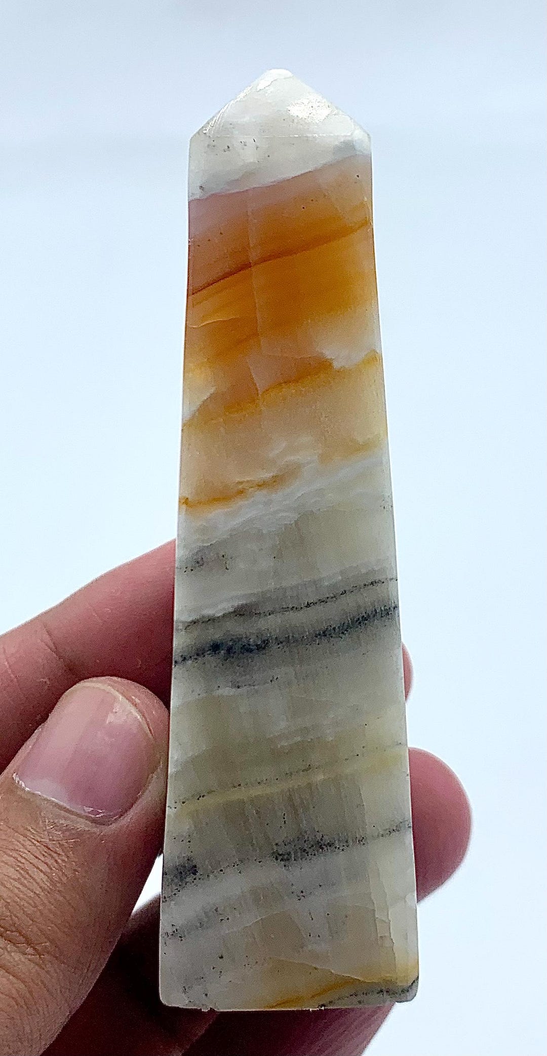 125 Gram Polished Brown Aragonite Healing Crystal Tower -gemstone Gift ...