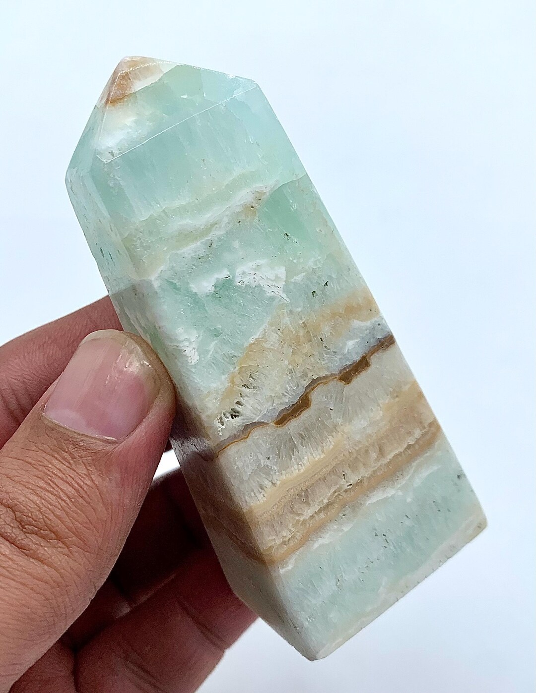 Caribbean Calcite Tower – Rare Crystal Gemstone, Gift for Her - Etsy