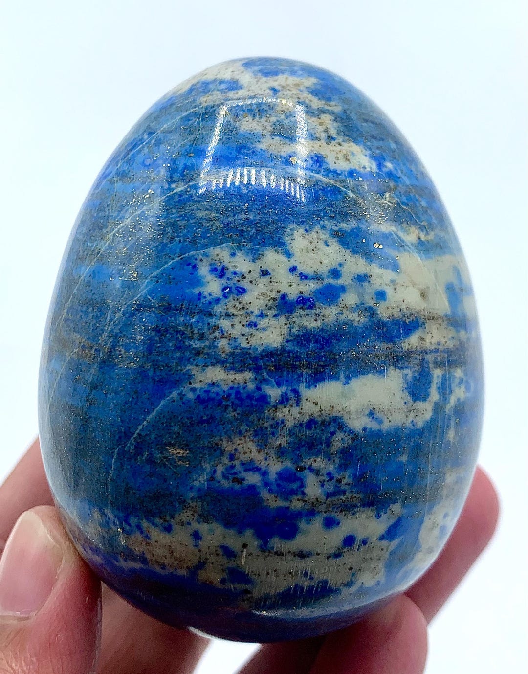485 Gram Beautiful Lapis Lazuli Egg-cute Crystal Egg-lapis Lazuli Egg ...