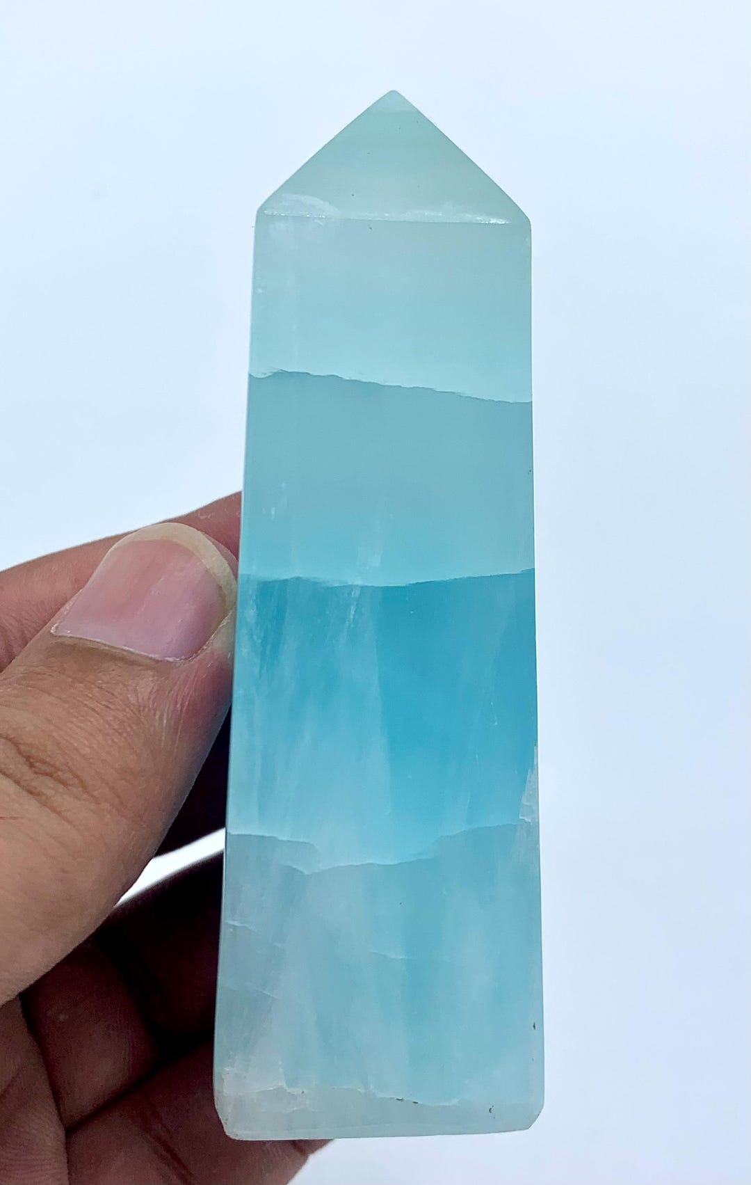 Rare Quality Caribbean Calcite Towers cute Real Crystal Pendants ...