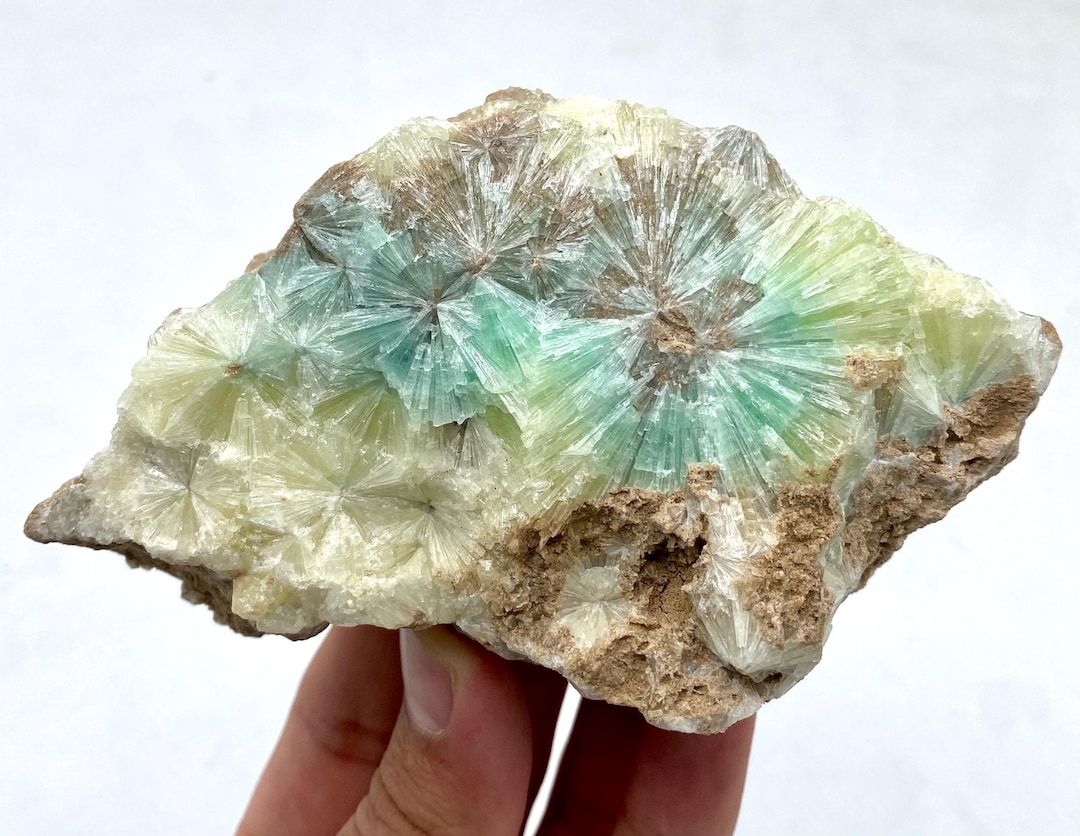 Flower Aragonite Crystal Specimen, Raw Gemstone Gift (285 Grams) - Etsy
