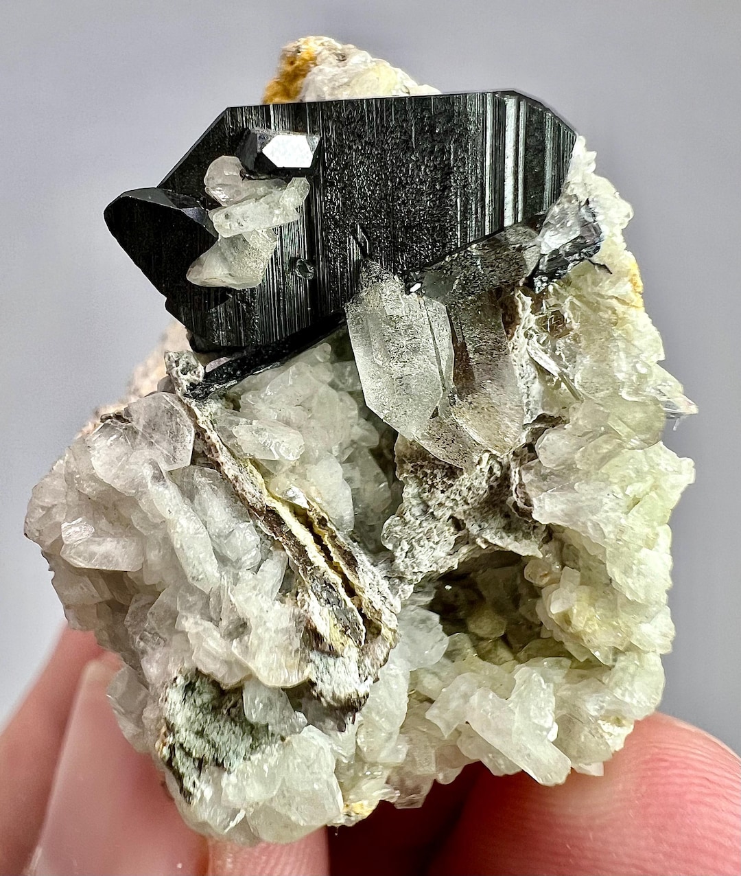 Rare Brookite With Quartz: Crystal Specimen, Raw Mineral - Etsy