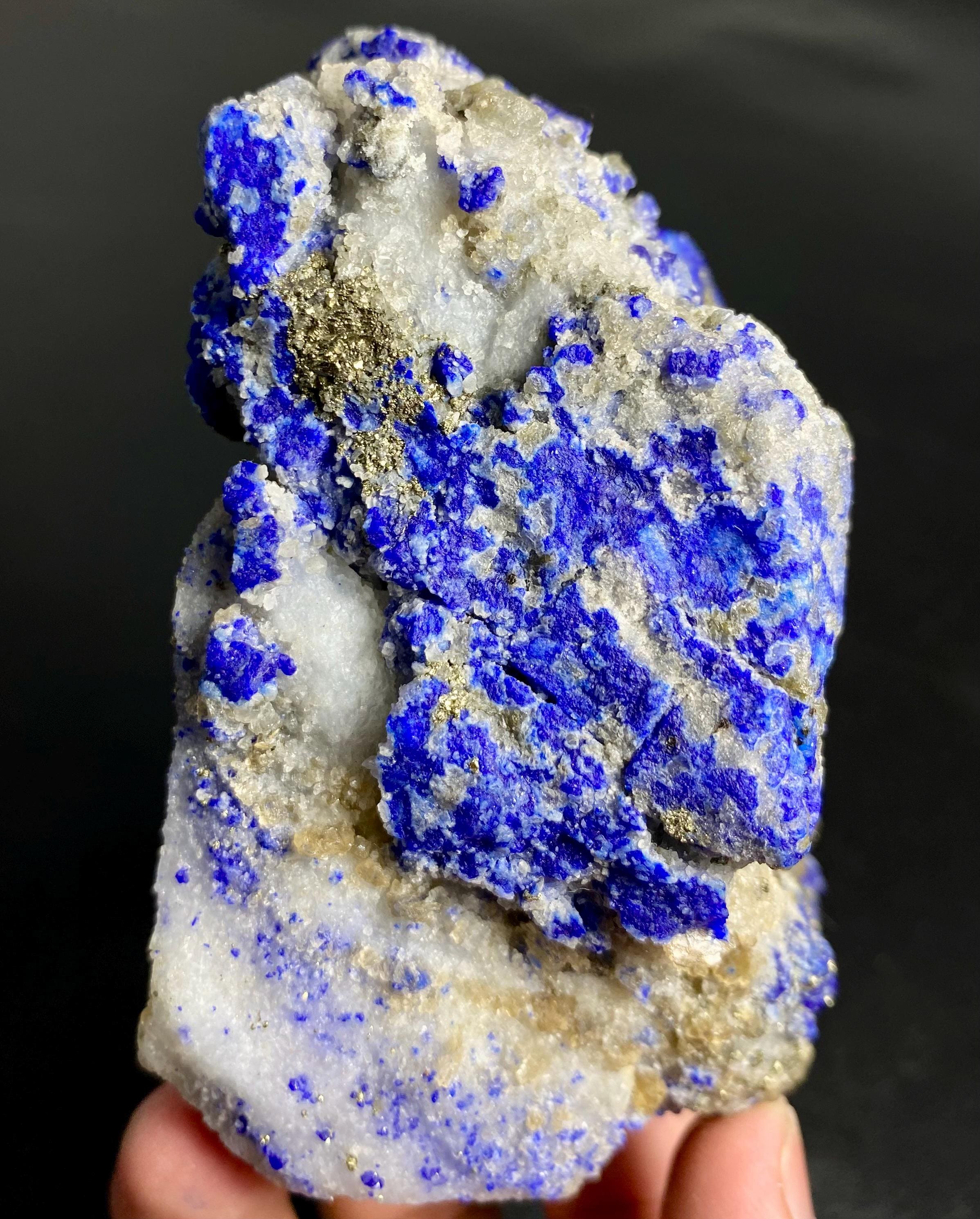 466 Gram Royal Blue Lazurite Crystal With Pyrite on Matrix @ Badakhshan ...
