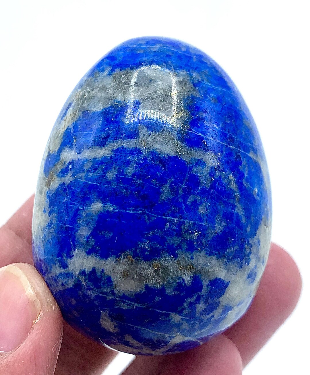 161 Gram Beautiful Lapis Lazuli Egg-cute Crystal Egg-lapis Lazuli Egg ...