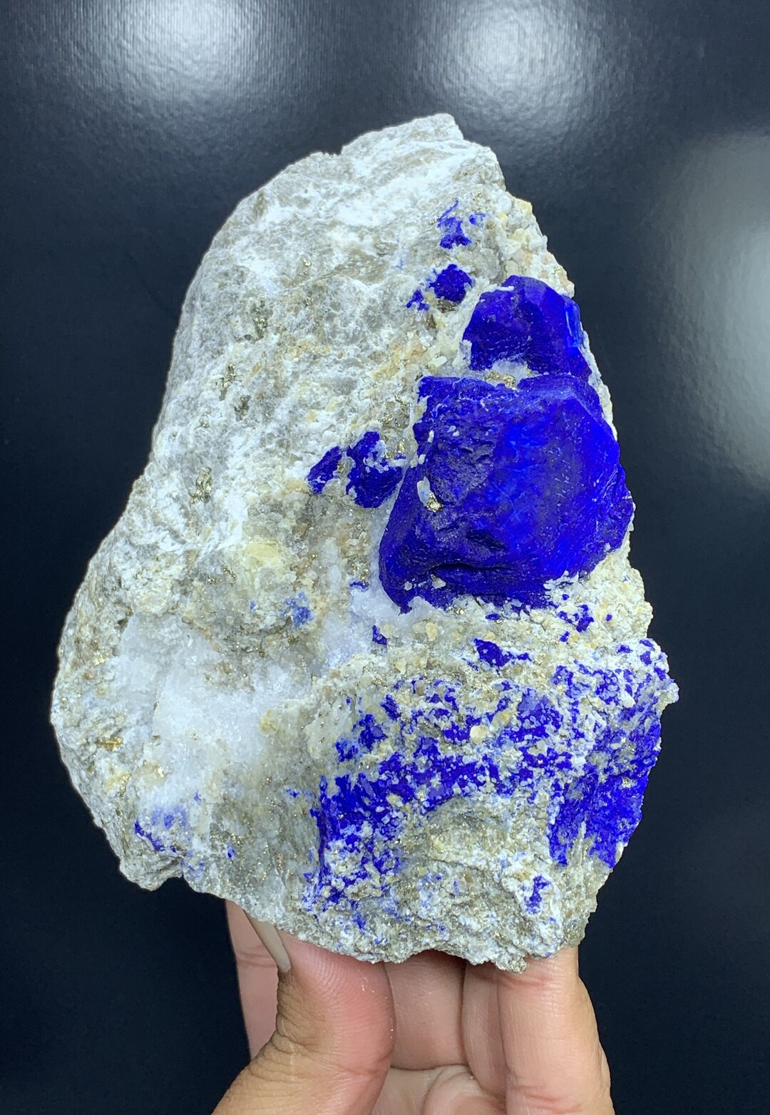 Natural Blue Lazurite With Pyrite Specimen ,lazurite Stone,lazurite ...