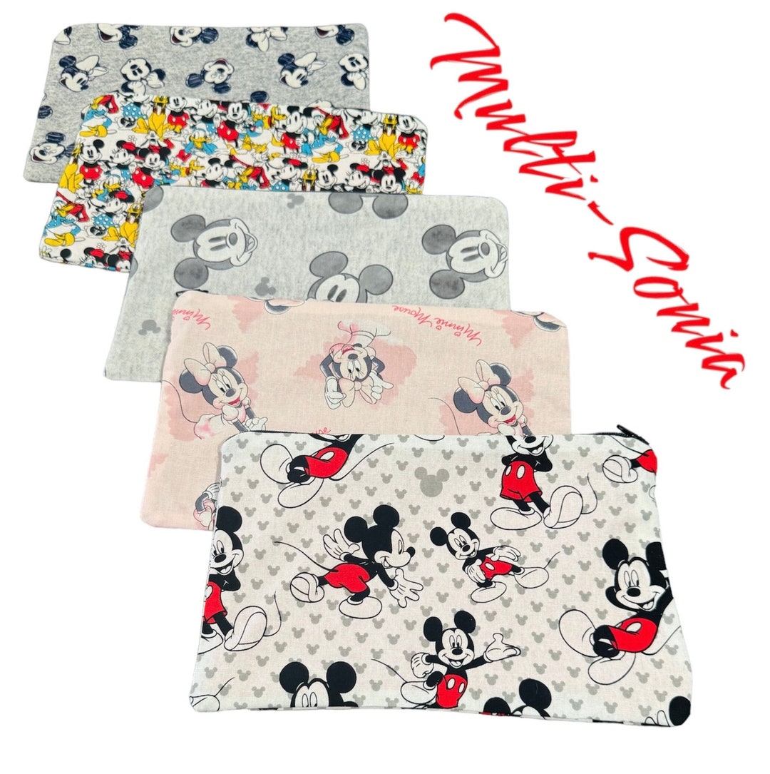 Mickey Mouse Zipper Pouch | Minnie Mouse Pouch | Disney Pencil Case ...
