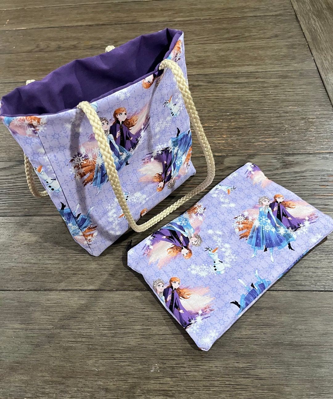 Frozen Purse | Fabric Tote Bag | Frozen Tote | Gift for Girls |toddlers ...