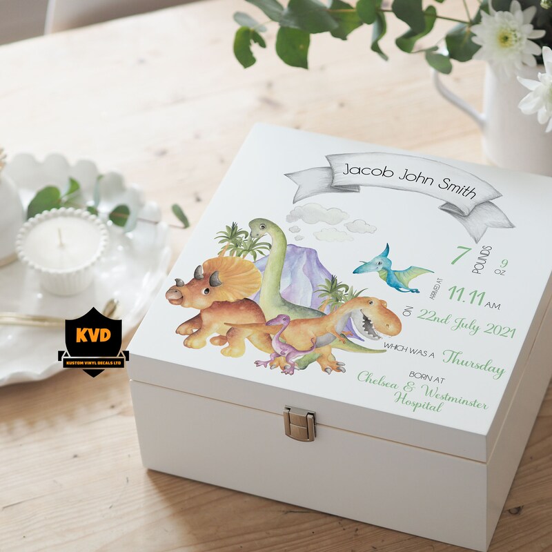 Baby Keepsake Box - Etsy UK