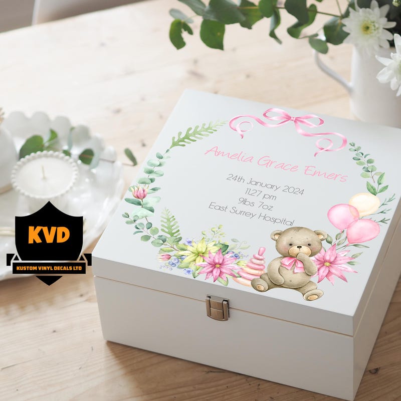 Baby Keepsake Box - Etsy