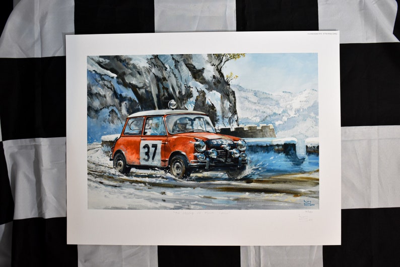 The Legend of Monte Carlo Limited Edition Print Famous Rally Driver ...