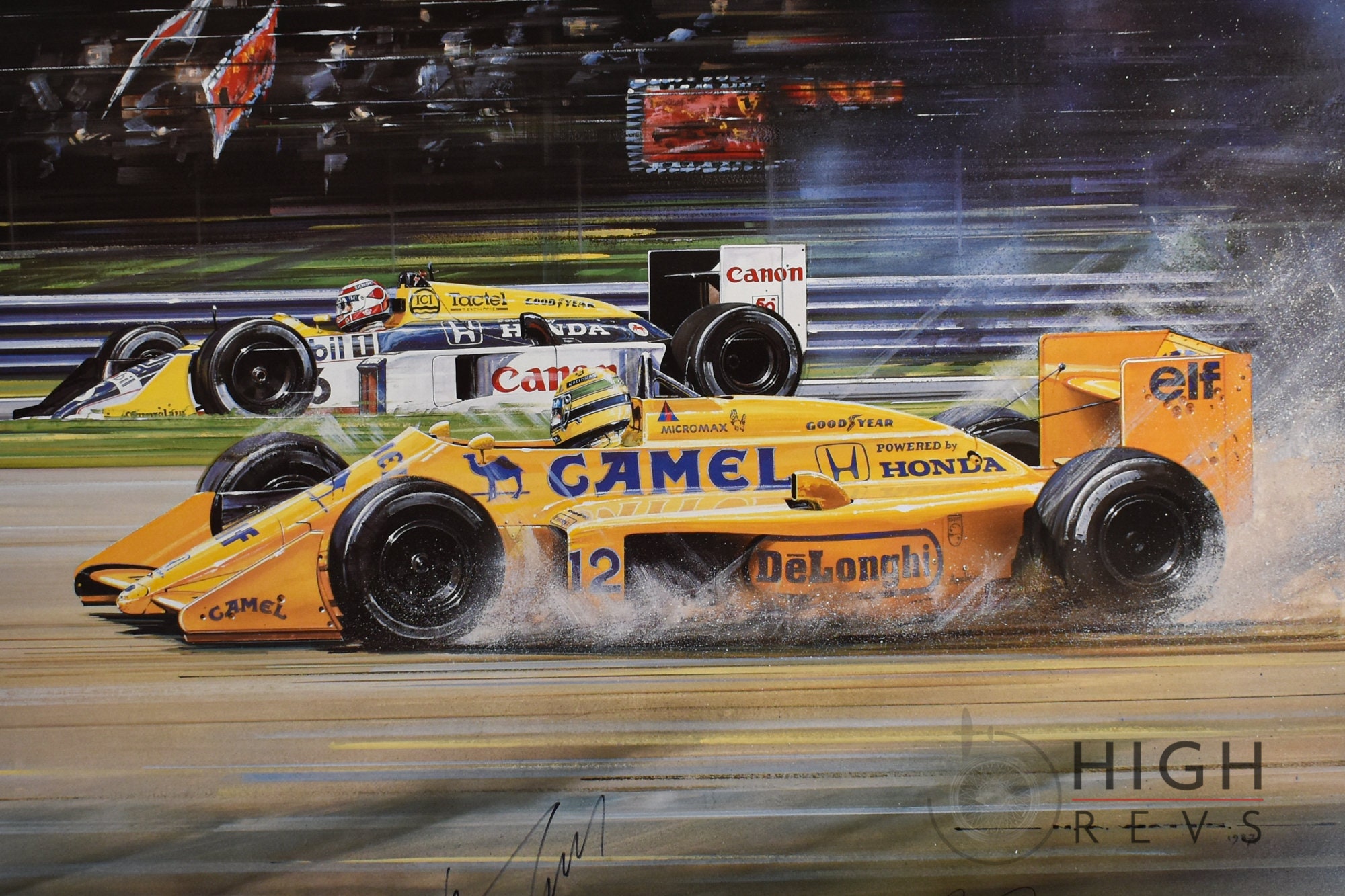 TRIPLE CHAMPION - Rare Limited Edition Print by Nicholas Watts - Signed ...