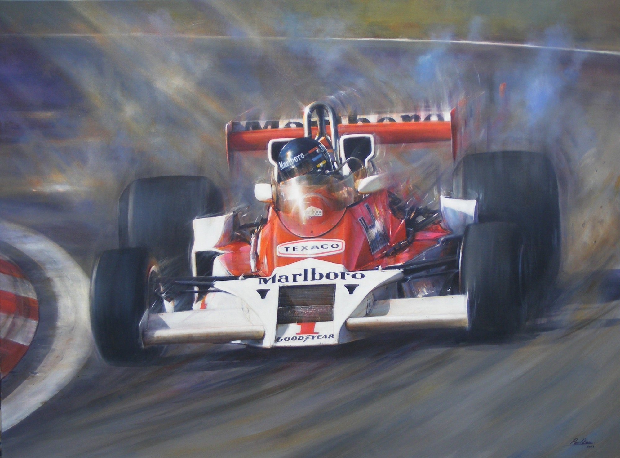 DEFENDING CHAMPION - James Hunt 1977 Tribute - Limited Edition Prints ...