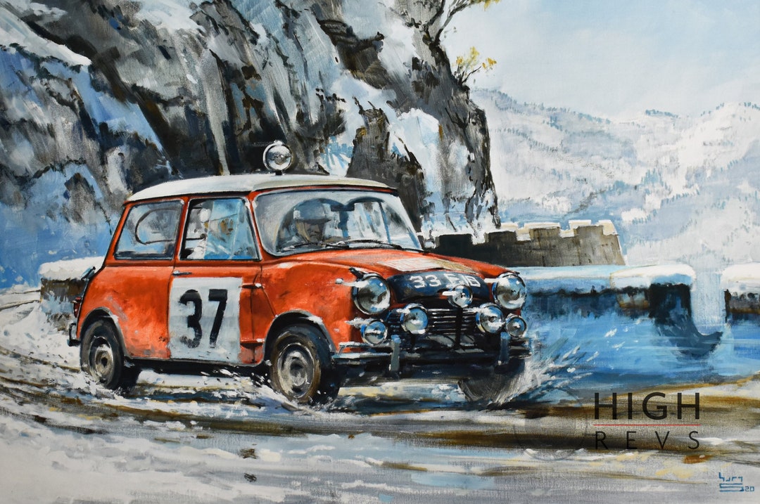 The Legend of Monte Carlo Limited Edition Print Famous Rally Driver ...