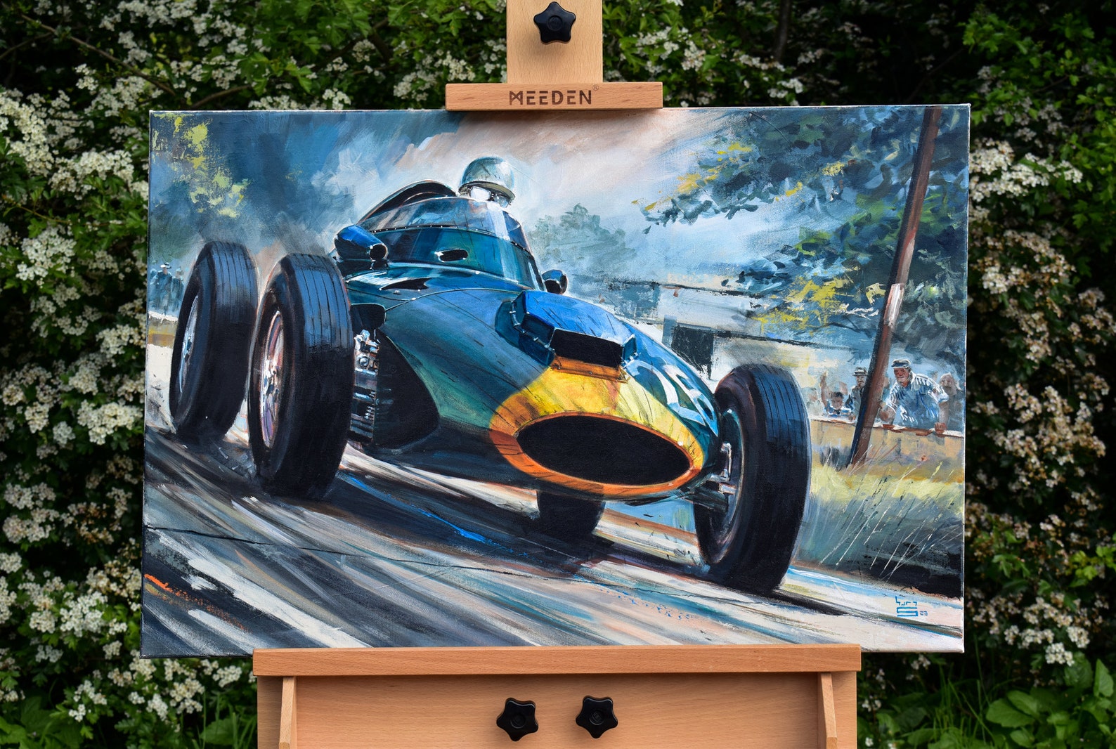 FULL TILT - Stirling Moss Original Painting by Award Winning Artist ...