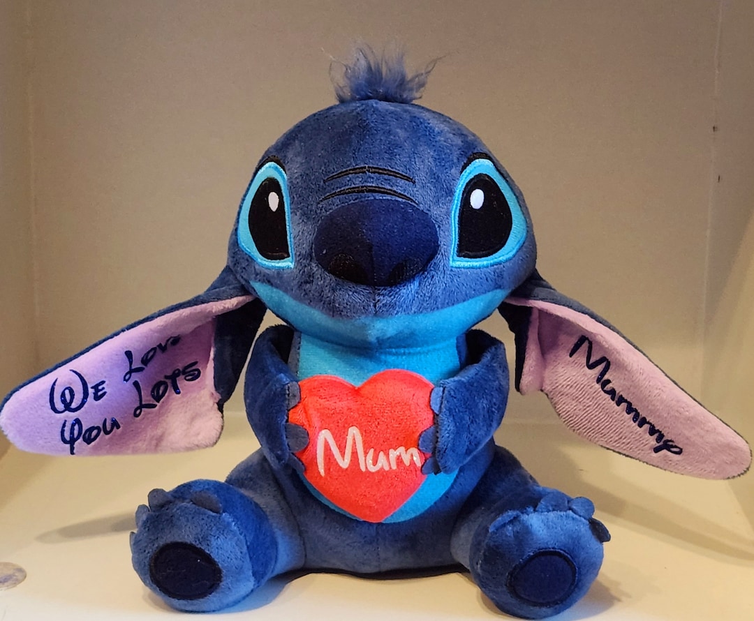 Personalised Stitch, Angel, Plushie Stitch, Lilo and Stitch, Birthday ...