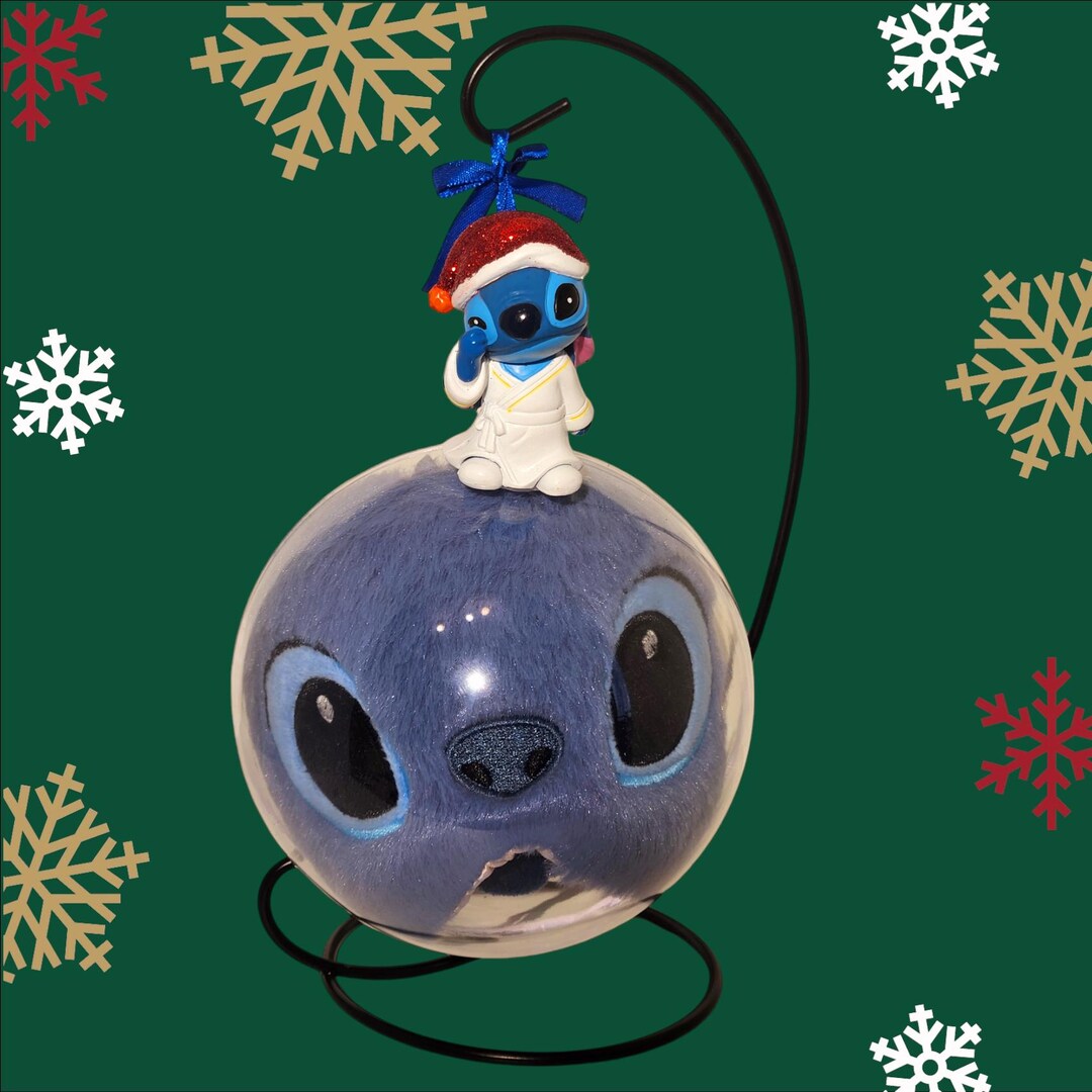 Stich Bauble, Lilo & Stitch, Personalised Gifts, Christmas, Hanging ...