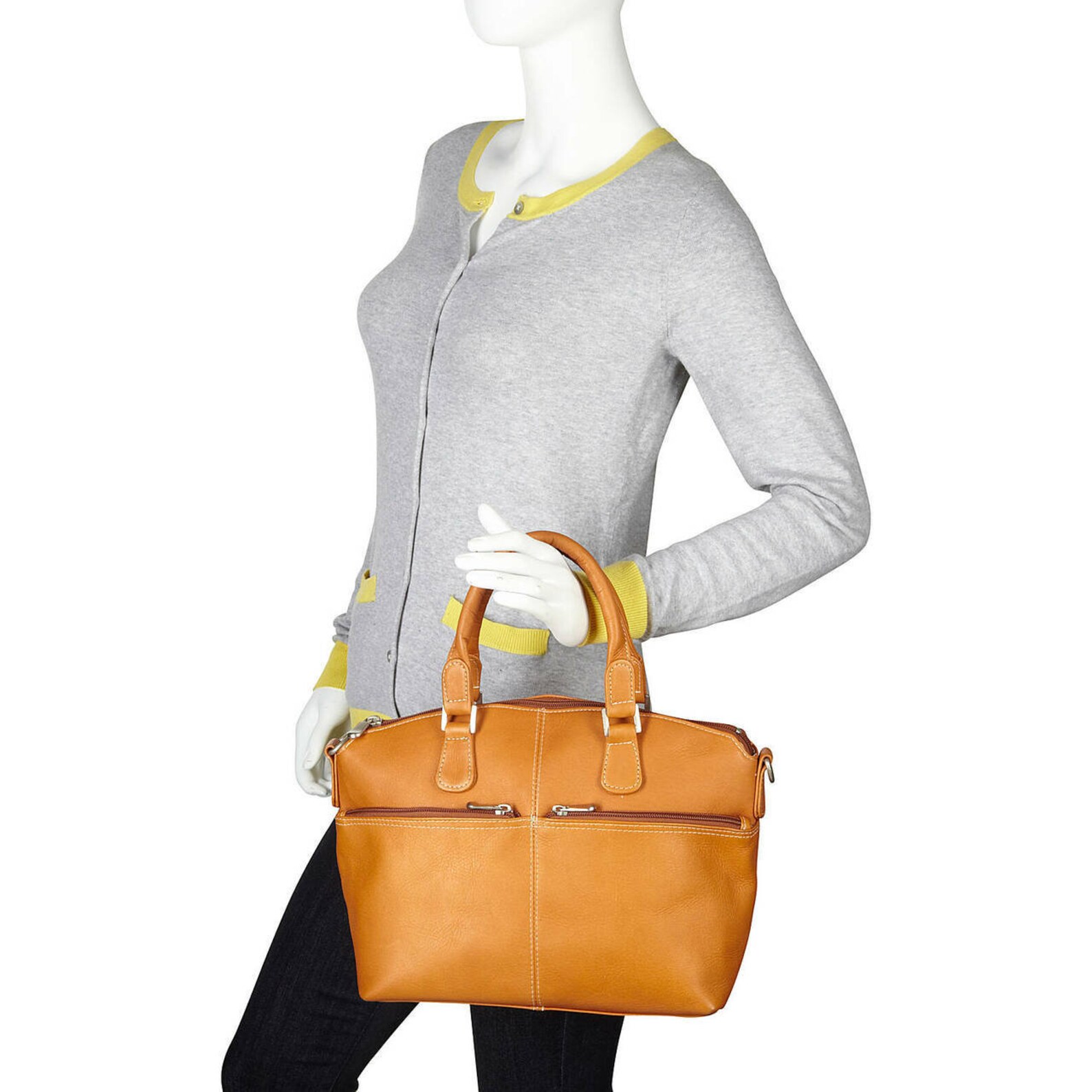 Le Donne Leather Classic Satchel, Colombian Leather, Leather Satchel ...