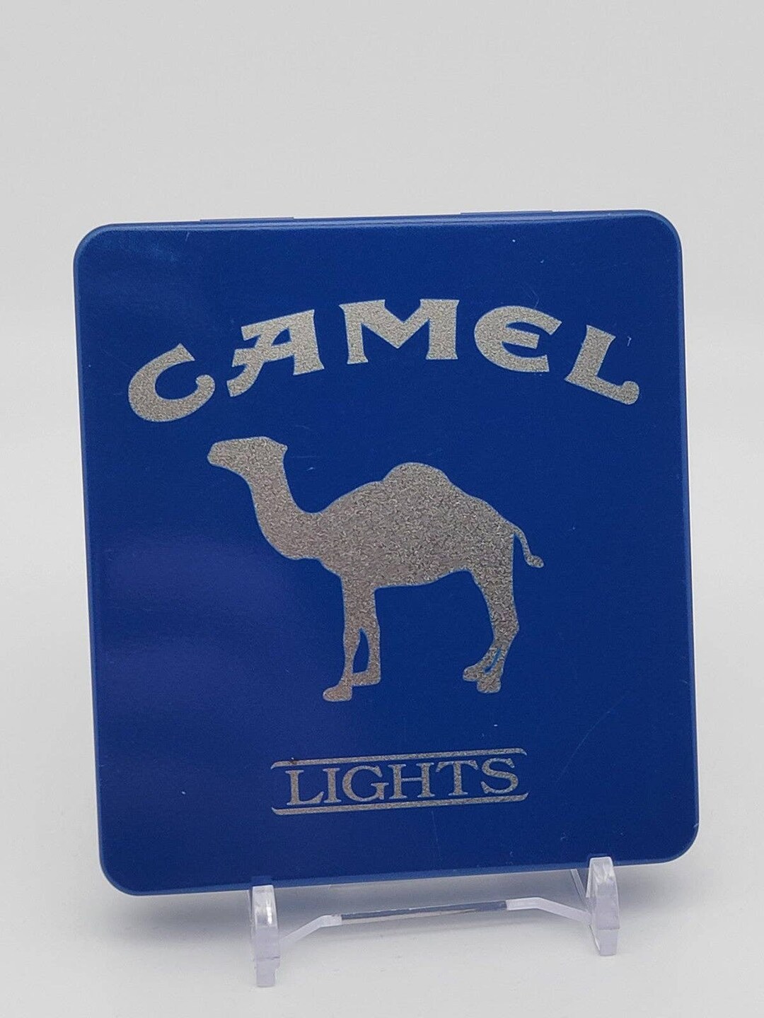 Vintage Camel Lights Tin Metal Container RJ Reynolds Tobacco Co. - Etsy
