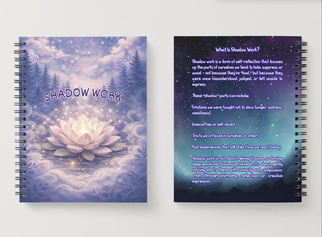 A Gentle Shadow Work Printable Notebook for Self-reflection & Healing ...