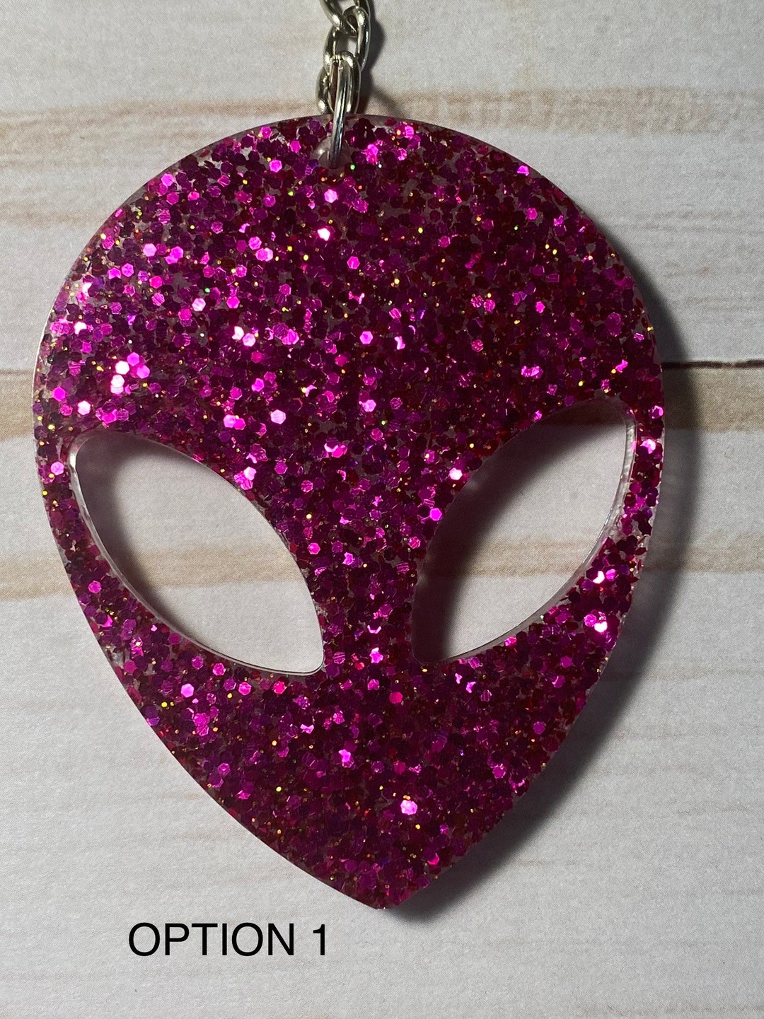 Alien Keychain Alien Head Keychain Resin Keychain Aliens - Etsy UK