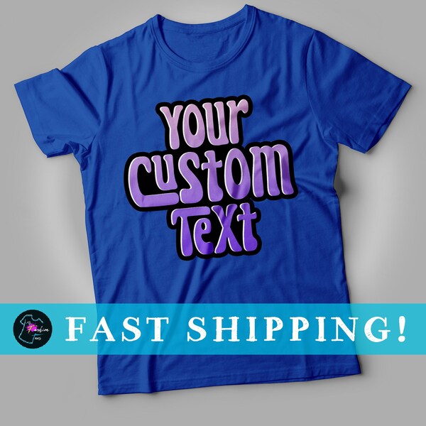 Custom T Shirt - Etsy