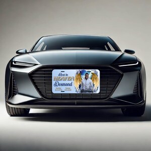 Custom Photo Memorial License Plate | in Memory of Car Tag ...