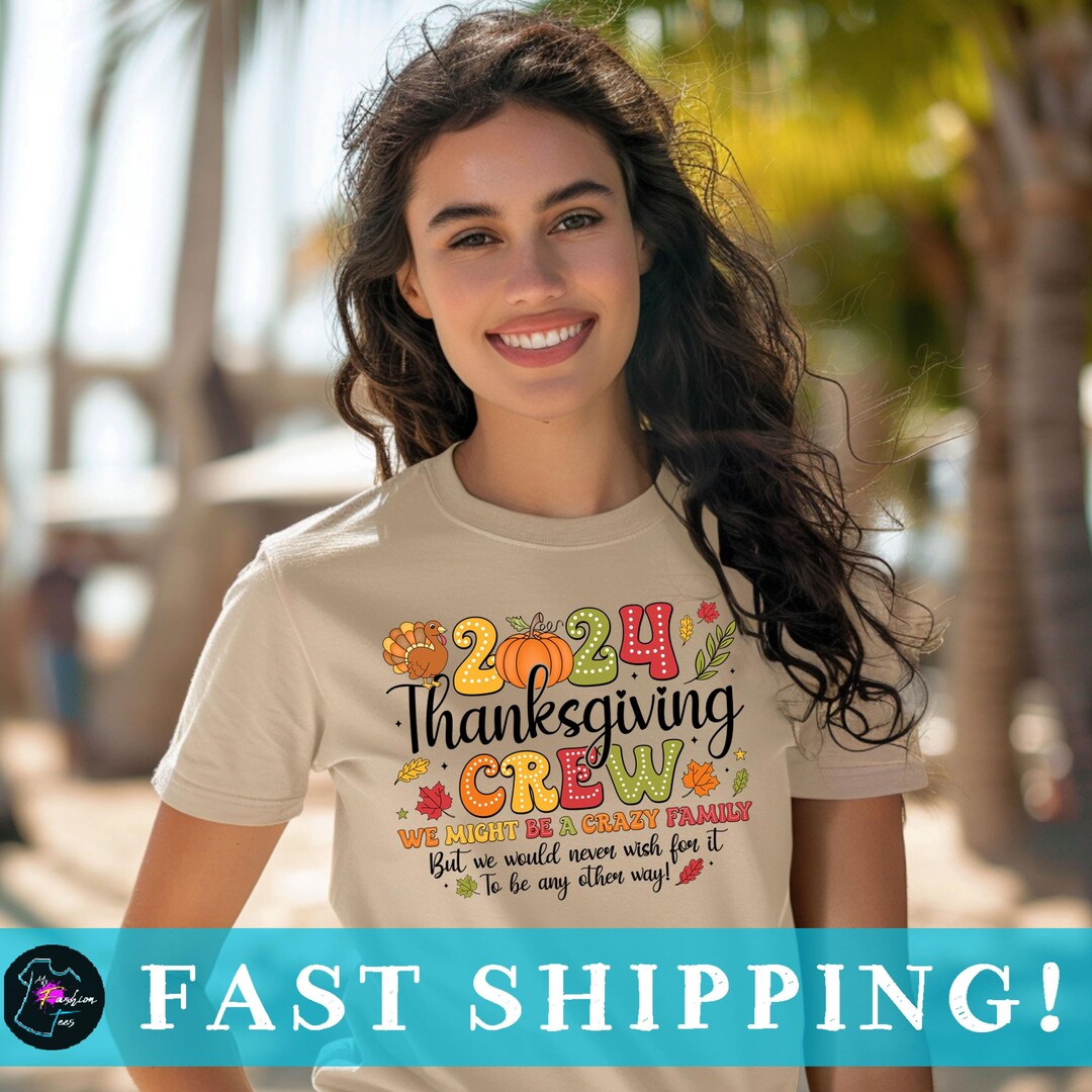 Thanksgiving Crew Shirt, Thanksgiving Family Reunion Shirt, Matching ...