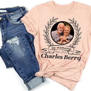 In Loving Memory Shirt, Personalized Memorial T-shirt, Sympathy Gift ...