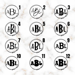 Monogram Initials License Plate Custom Car Decoration Gift for - Etsy