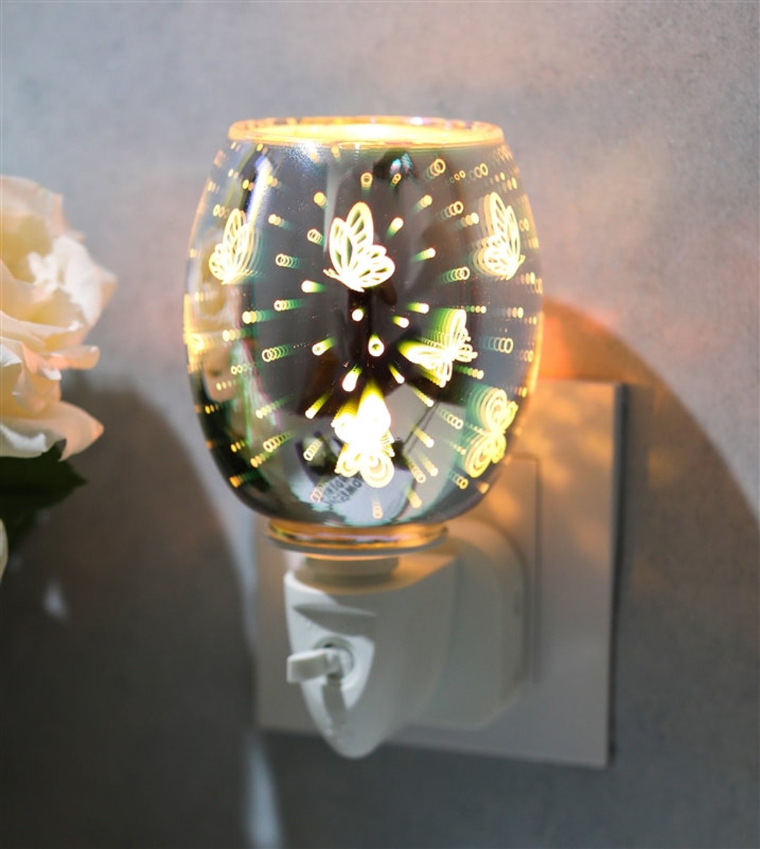 3D Plug in Oil Aroma Wax Melt Warmer Burner 3D Butterflies Design - Etsy