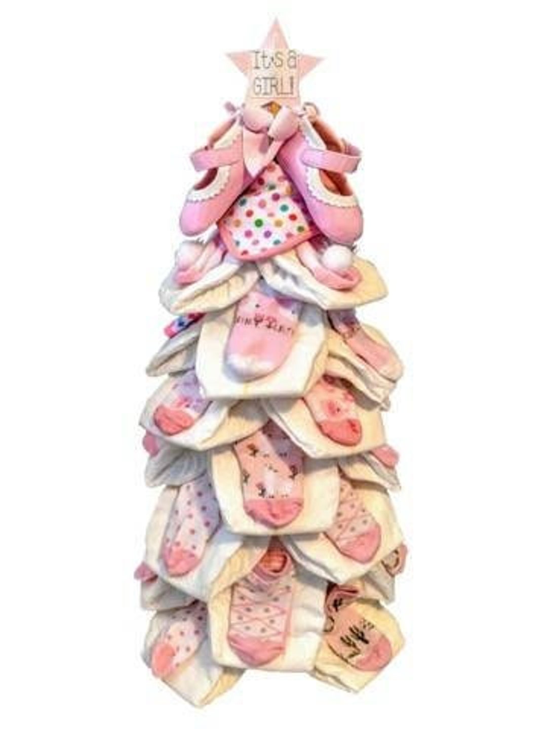 It's a Girl Diaper Tree - Etsy
