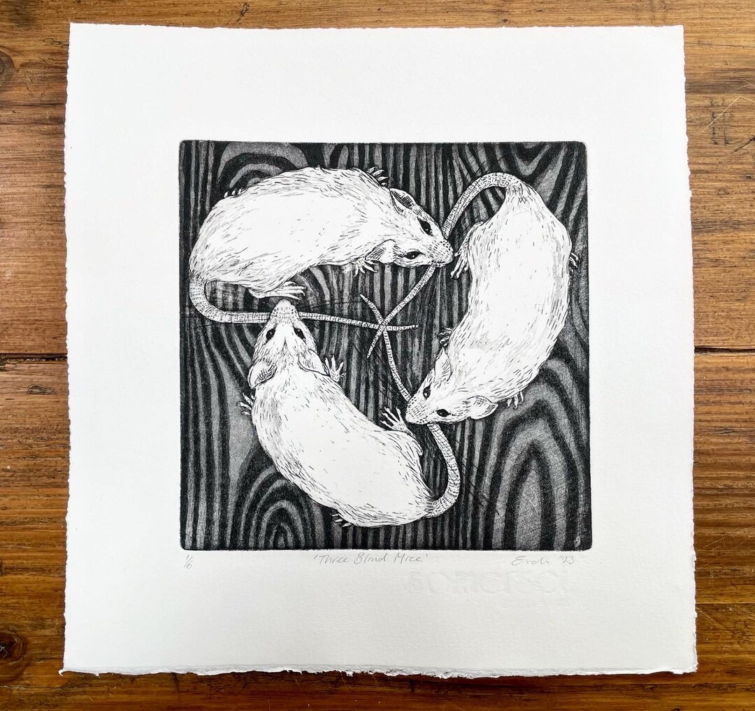 Three Blind Mice Etching - Etsy