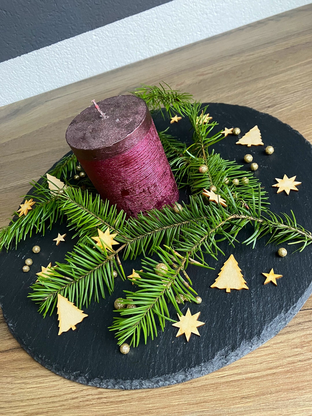 Scatter Decoration Stars / Fir Trees for Christmas and Advent, Pack of ...