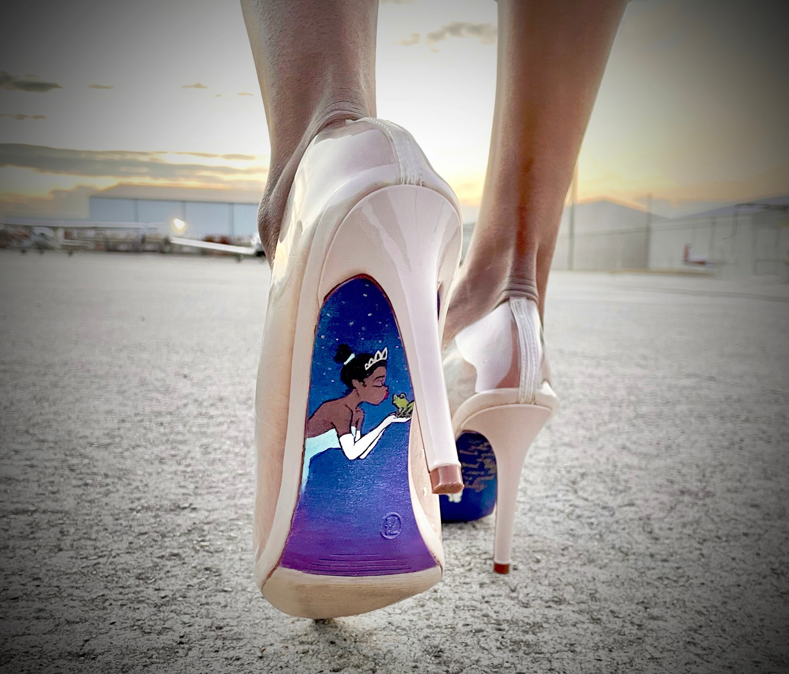 Princess Heels- Custom Painted - Etsy